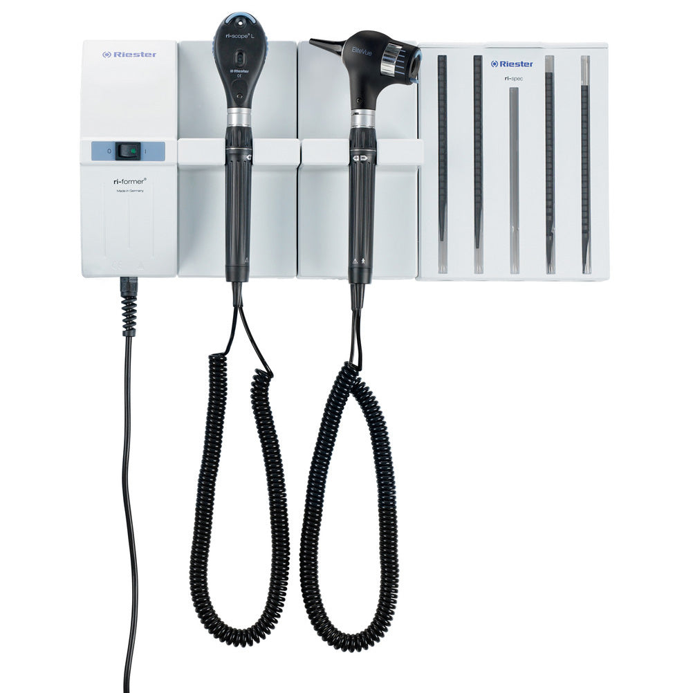 Riester Wall Diagnostic ri-former® 2 Handles 3.5V / 120V L3 LED Otosco